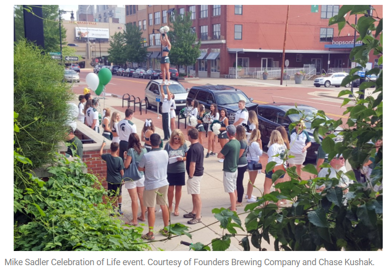 Spartans remember Mike Sadler one year after his death - Michael Sadler ...